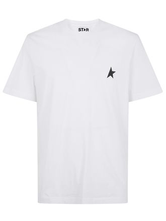 Golden Goose Star MS Regular T-Shirt Small Star Blackboard