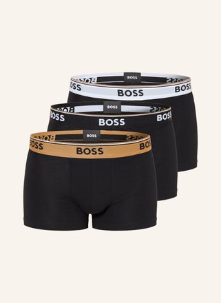 HUGO BOSS 3er-Pack Boxershorts Power schwarz