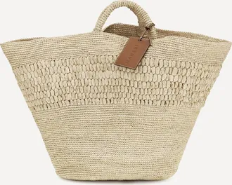 Maneb&igrave; Fiji raffia Handbag Female UNI