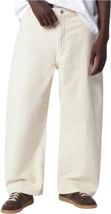 STUDIO NICHOLSON Paolo Volume Pant - Homme - Pantalons - Blanc - Taille: M