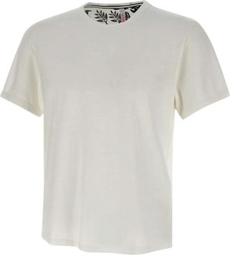 Sun 68 T-shirt &agrave; ourlet arrondi - Homme - Tops - Blanc - Taille: L