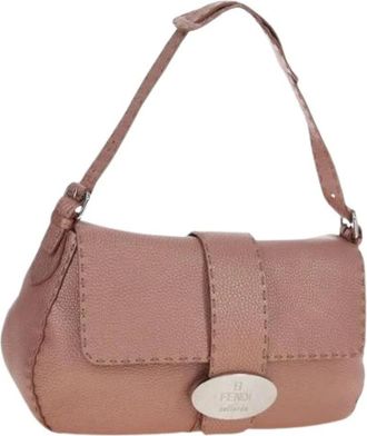 Fendi Pre-owned Cuir sacs-fendi - Femme - Pre-owned - Rose - Taille: ONE Size