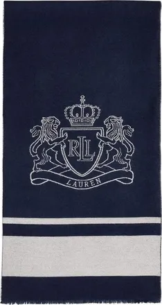 Ralph Lauren Femme, Accessoires, Bleu, Taille: ONE Size Crst Jcqrd W Scarf Wrap