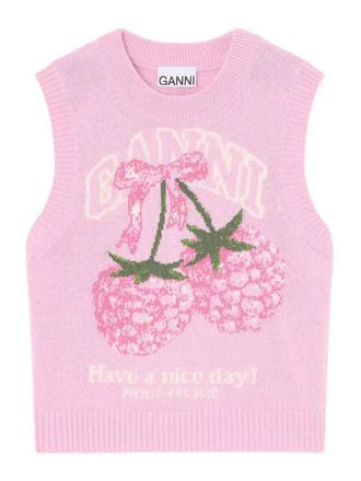 Ganni Gilet - Couleur Chair