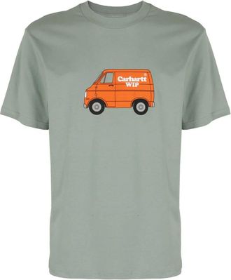 Carhartt Work in Progress Homme, Tops, Vert, Taille: XL T-shirt Mystery Machine Vert