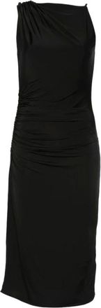 Marella Femme, Robes, Noir, Taille: 42 FR Robes Midi