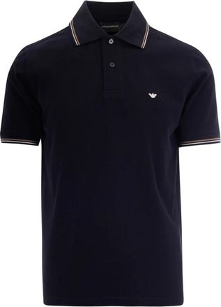 Emporio Armani Homme, Tops, Bleu, Taille: S Polo Chemises