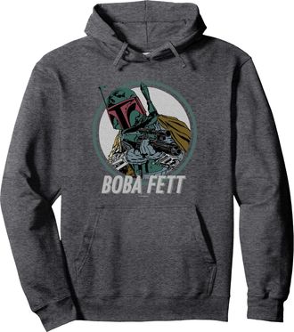 Star Wars Boba Fett Retro Circle Pullover Hoodie