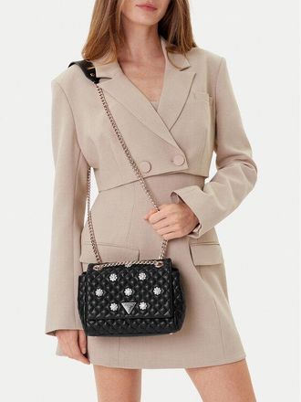 Guess Handtasche Everlee HWEG86 79210 Schwarz