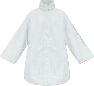 Emporio Armani Femme, Vestes, Bleu, Taille: 36 FR Veste Imperm&eacute;able