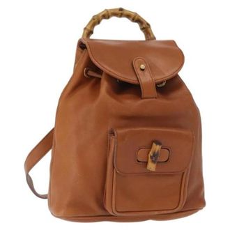 Gucci Pre-owned Vintage Rucksack - - Pre-owned - Damen - Braun - ONE SIZE
