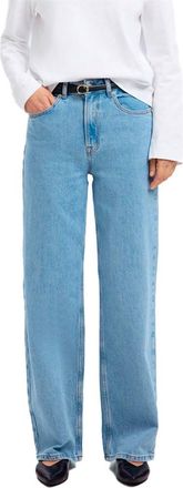 Selected Female Wide Fit Jeans Hellblaue