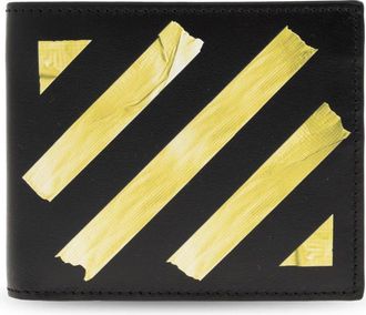 Off-white Homme, Accessoires, Noir, Taille: ONE Size Lea002-1016 Portefeuille en cuir