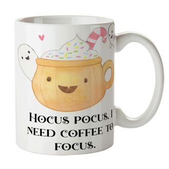 Mr. & Mrs. Panda Tasse Kaffee Gespenst - Geschenk, Keramiktasse, S&uuml;&szlig;es sonst gibts saures, Kaffeetassen, Martinssingen, Trick or Treat, Tasse