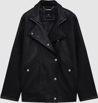 Anine Bing Veste Sandy Black Leather