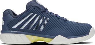 K-Swiss Herren Hypercourt Express 2 Carpet Tennis Shoe, Vintage Indigo/Blanc De Blanc/Luminary Green, 44.5 EU