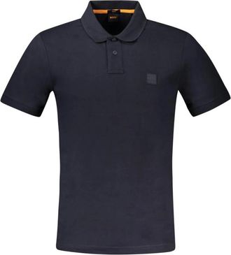 HUGO BOSS Homme, Tops, Bleu, Taille: XL Polo en Coton Bleu Classique
