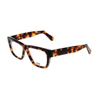 GCDS Gcds, unisex, Accessoires, Brun, Taille: ONE Size Montures Optiques Rectangulaires Marron avec Verres de Démonstration