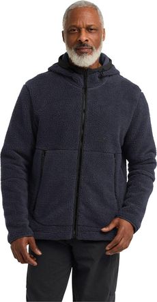 Jack Wolfskin Fleecejacke STONE LITE HOODED JKT M Winddicht, atmungsaktiv, Übergangsjacke