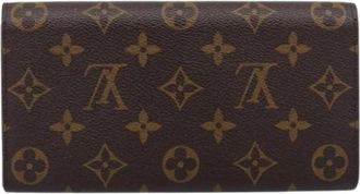 Louis Vuitton Portefeuille M&eacute;tallique Pr&eacute;-poss&eacute;d&eacute; - Femme - Pre-owned - Brun - Taille: ONE Size