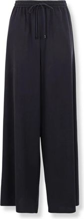 Max Mara Femme, Pantalons, Bleu, Taille: 32 FR Wide Pantalons