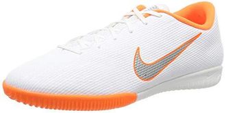 Nike Nike Mercurial Vapor 12 Academy IC, Chaussures de Football Homme, Blanc (White/Chrome-Total O 107), 46 EU