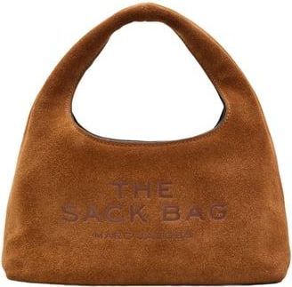 Marc Jacobs Sac &agrave; main The Mini Sack Bag en cuir su&eacute;d&eacute;
