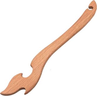 Generic Backofenrost Greifer - Langer Holzgriff Ofenrost Heber, Praktisches K&uuml;chen Gadget F&uuml;r Hohe Temperaturen, Robuste Verarbeitung | Einfaches Herausziehen