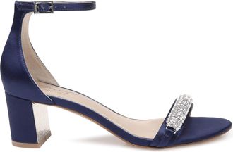Badgley Mischka Damen Ramsay Sandale mit Absatz, Marineblau, 41 EU