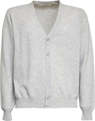 FILIPPO DE LAURENTIIS cardigan à col v - Gris