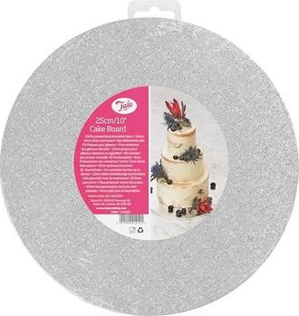 Tala Round Cake Drum - Silver - 10