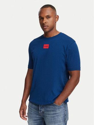 HUGO BOSS T-Shirt Diragolino212 50447978 Blau Regular Fit