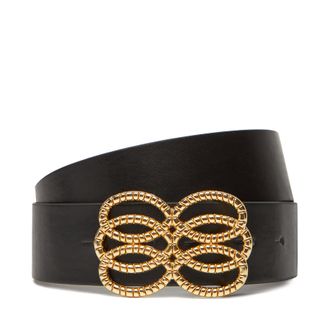 Pieces Dameng&uuml;rtel Pieces Pctunja Wide Jeans Belt 17158014 Schwarz