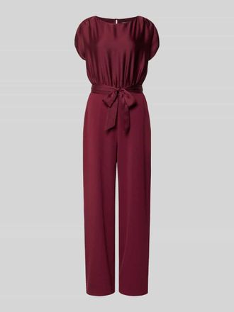 Swing Jumpsuit mit Bindeg&uuml;rtel