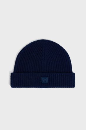 Gerard Darel Bonnet &agrave; c&ocirc;tes en cachemire - FIONA - Marine