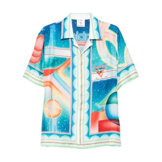 Casablanca Stilvolles Shirt mit Mpf25Sh00301 Design - - Shirts - Herren - Mehrfarbig - M