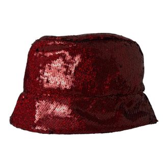 Dolce & Gabbana Femme, Accessoires, Rouge, Taille: ONE Size Bucket Cap