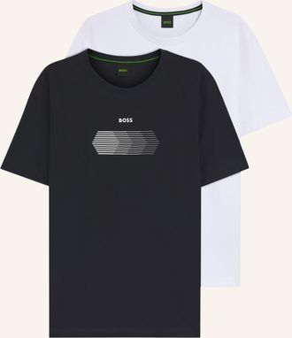 HUGO BOSS T-Shirt Ts_Graphic Set Cn Regular Fit rot