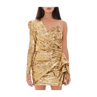 Elisabetta Franchi Femme, Robes, Jaune, Taille: 38 FR Party Robes