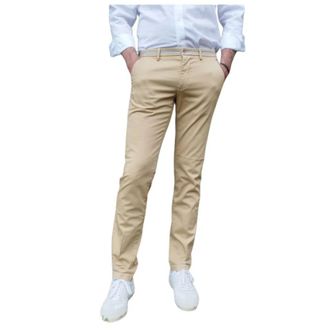Mason's Torino University Slim-Fit Hose - - Trousers - Herren - Beige - S