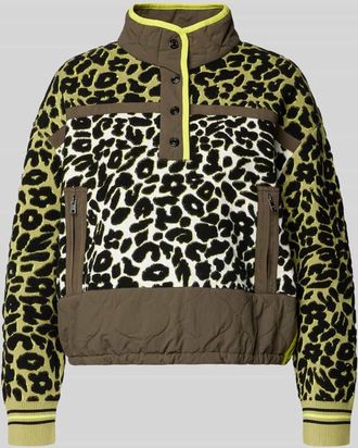 Marc Cain Loose Fit Troyer mit Stehkragen