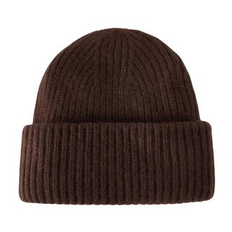 Yves Salomon Femme, Accessoires, Brun, Taille: ONE Size Bonnet en cachemire