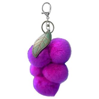 Generic Porte Cl&eacute;s Raisin, Portable, - Sleek Modern Mignons Pour Sacs Dos, Mignon De Sac Main, Accessoires D&eacute;coration Charme Fille Pom | Multipurpose Outdoor 