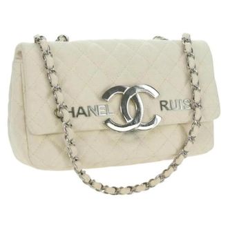 Chanel Pre-owned Canvas Shoulder Bag - - Pre-owned - Damen - Beige - ONE SIZE