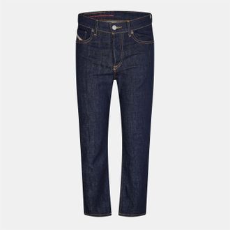 Diesel D-Fining Tapered Jeans aus dunkelblauem Denim
