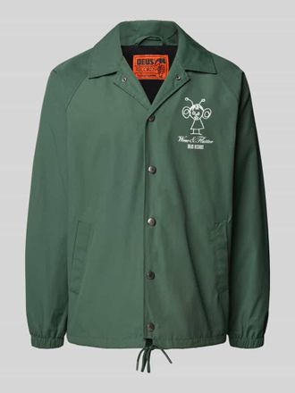 Deus Jacke mit Reverskragen und Eingrifftaschen