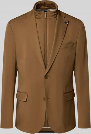 Bugatti Slim Fit 2-in-1-Sakko mit Pattentaschen