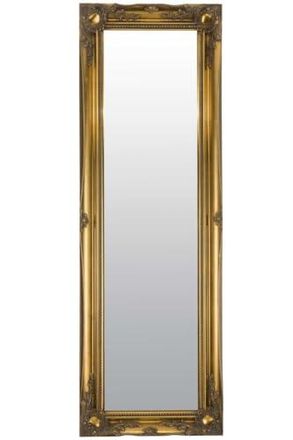 Frames by Post 4 FT6 X 1 FT6, 137 cm x 46 cm groß Gold antik Kunstvolles Design Kleid Big Wandspiegel