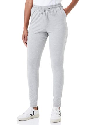 Kaffe Casual Hose Linda Damen Hose Casual Pants lang Jogginghose Freizeithose XL, Light Grey Melange XL