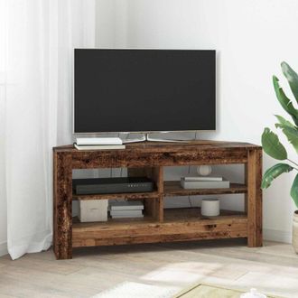 vidaXL vidaXL MeubleTVdAngle Bois Ancien 102 x 40,5 x 45 cm